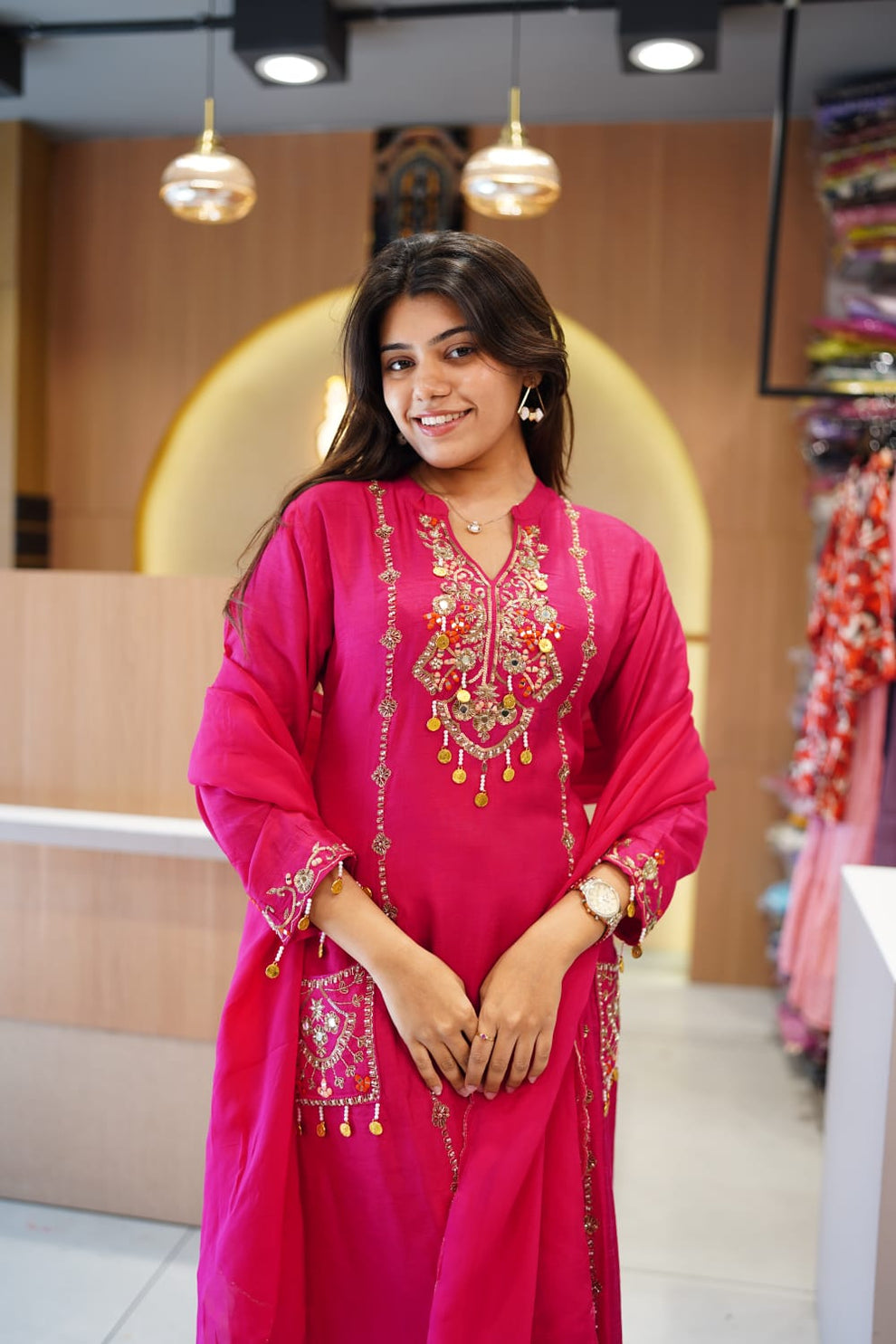 Dola Silk Pink 3pc Set – GFH Collection